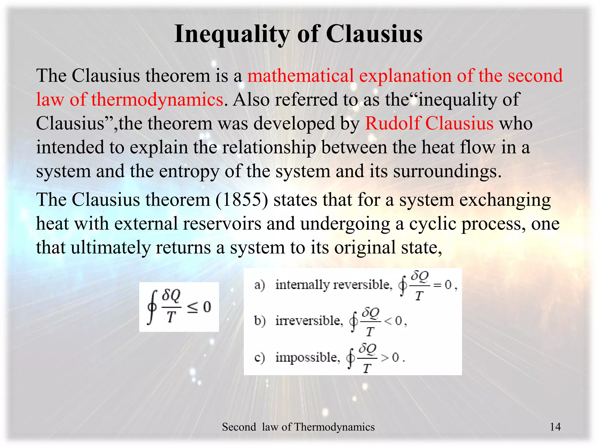 Engineering Thermodynamics-second law of thermodynamics | PDF