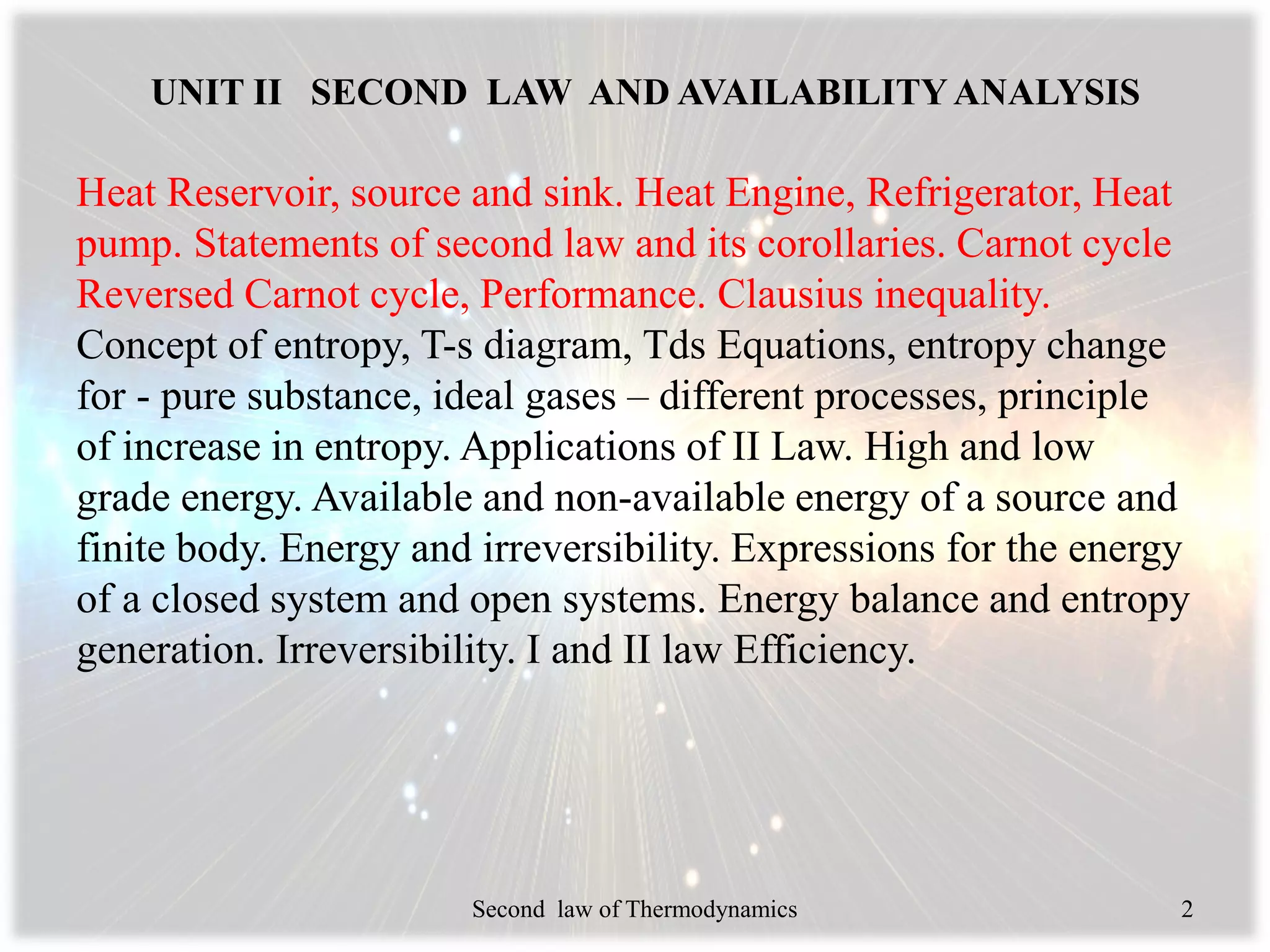 Engineering Thermodynamics-second law of thermodynamics | PDF