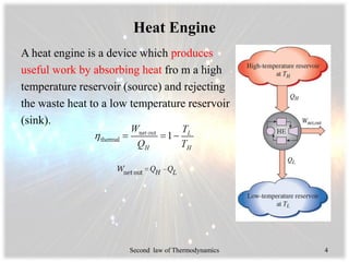 Engineering Thermodynamics-second law of thermodynamics | PDF