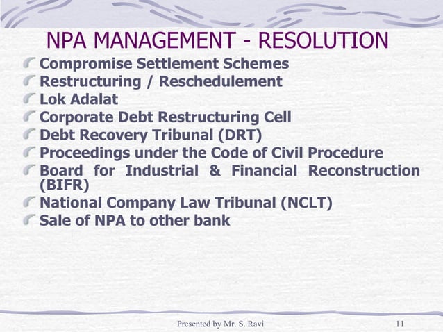 NPA | PPT | Free Download