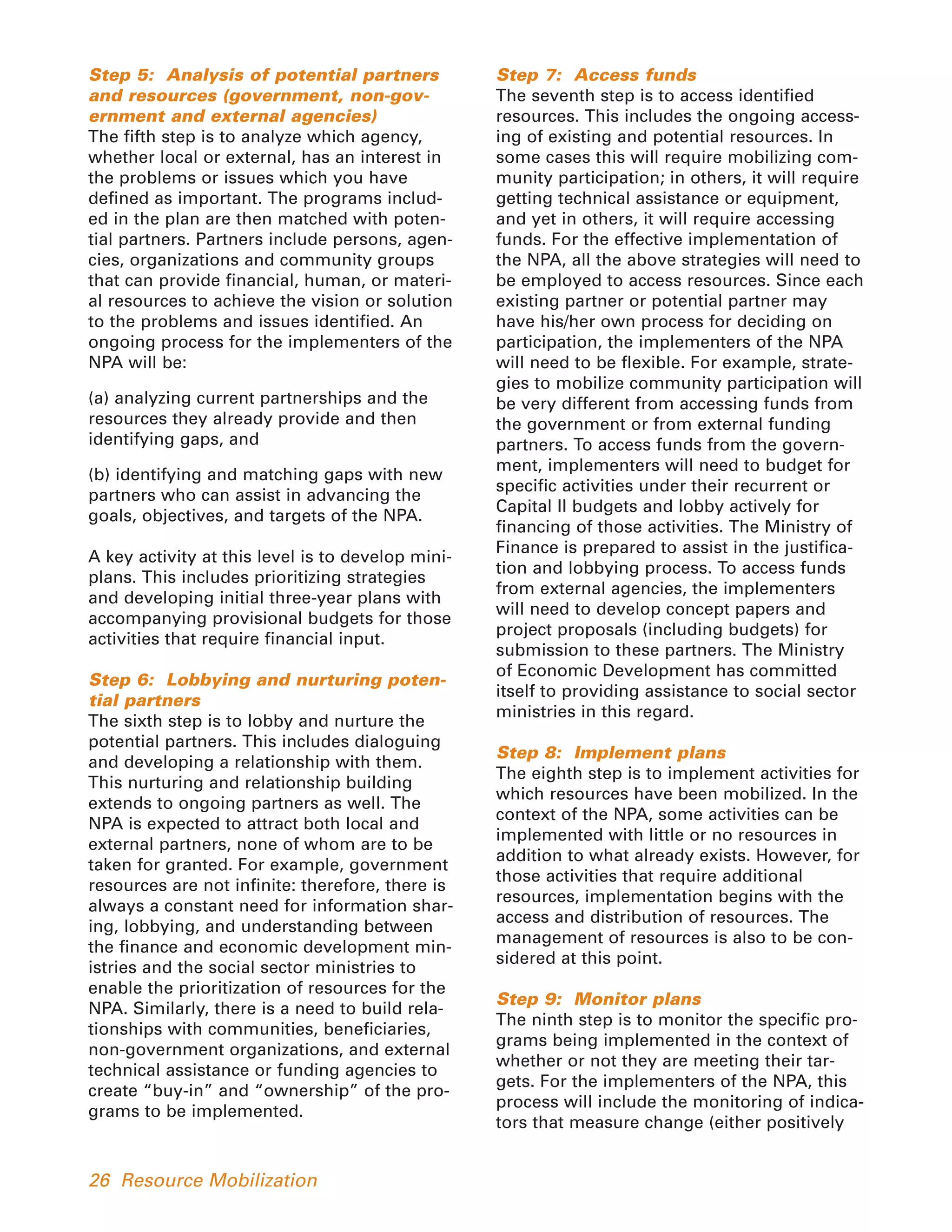 National Plan of Action | PDF