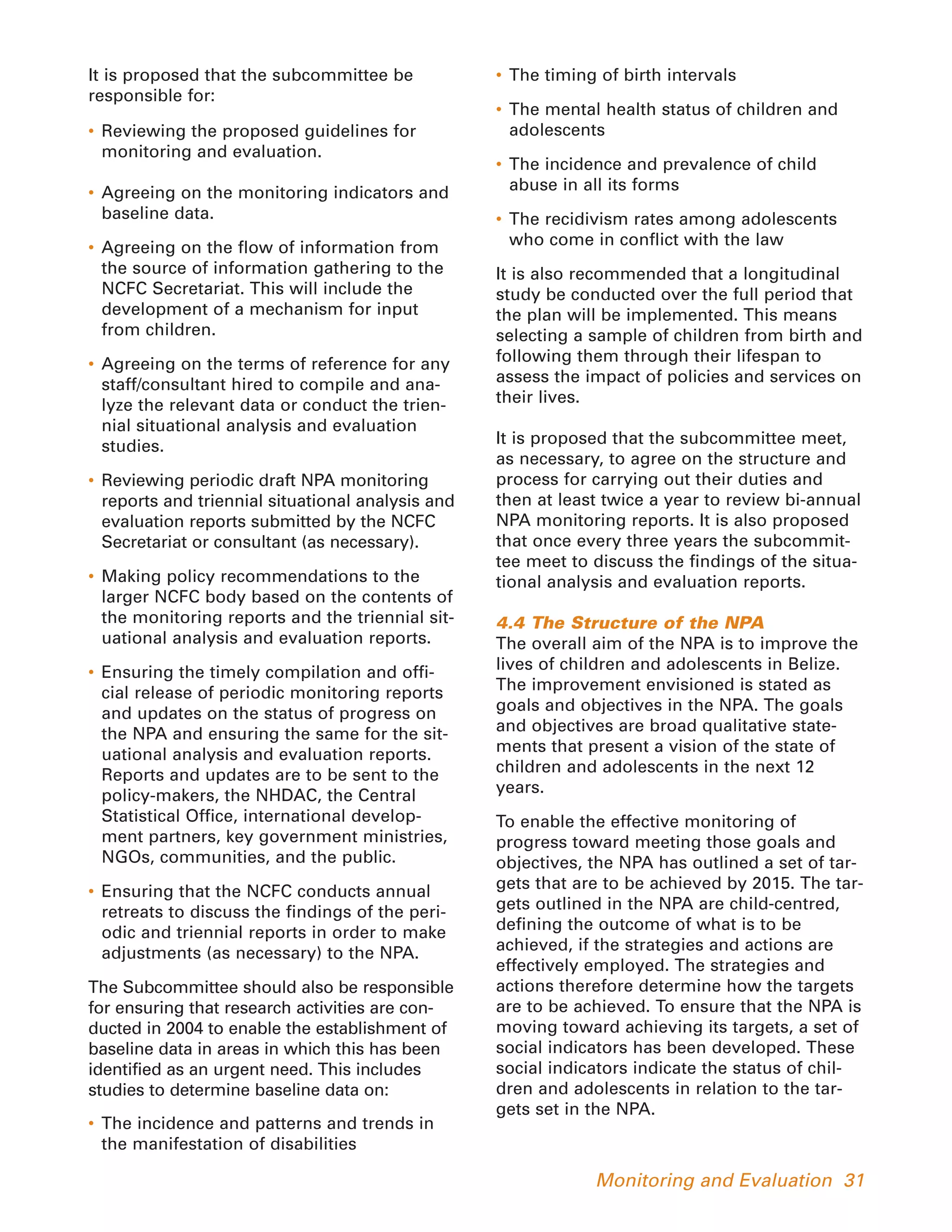 National Plan of Action | PDF