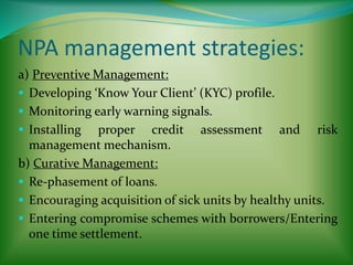 Non Performing Asset (NPA) | PPTX