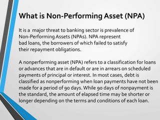 Non Performing Assets | PPTX