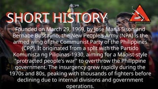 New Peoples Army Terrorist Group Philippines | PPTX