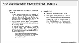 NPA-recognition-12-Nov-RBI-circular presentation | PDF