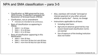 NPA-recognition-12-Nov-RBI-circular presentation | PDF