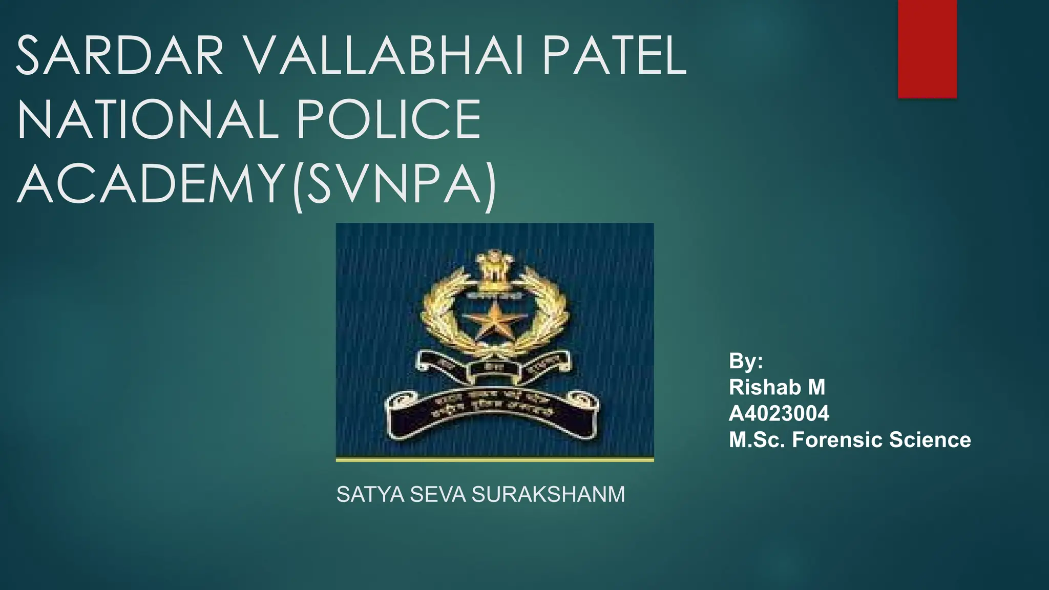 National Police Academy: Training Excellence for Law Enforcement ...