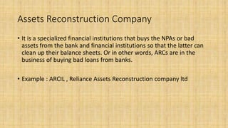 NPA & bad banks.pptx