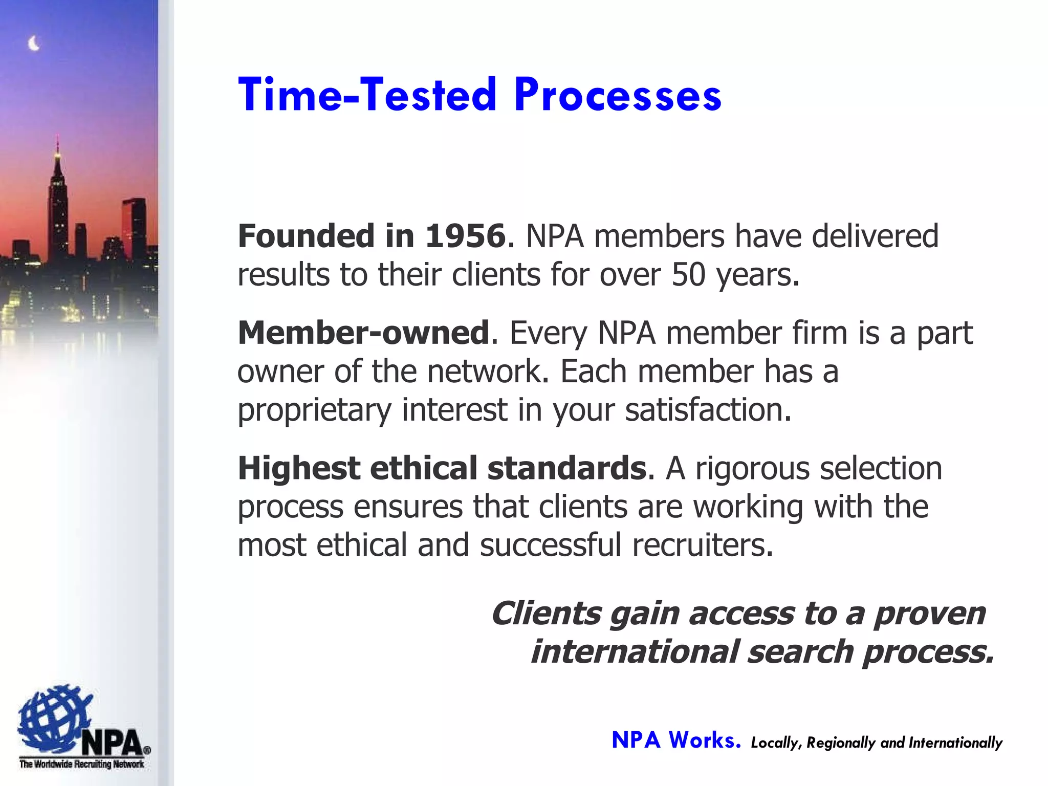 Npa Client Ppt April2010 | PPT