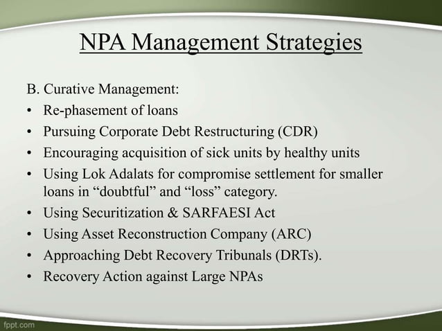 Npa management | PPT