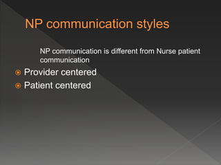 Np and communication mrs. jayadeepa,m.sc(n) | PPTX