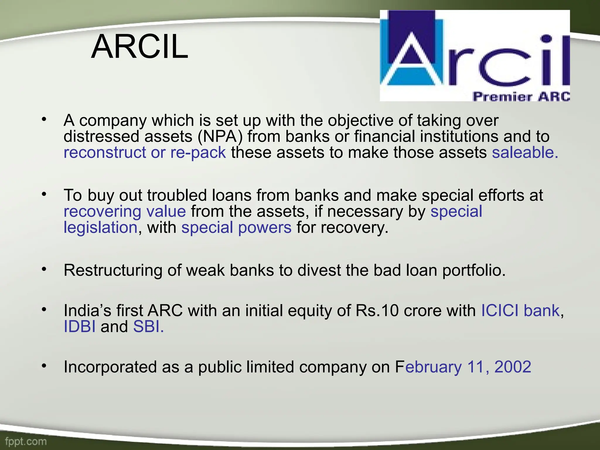 NPA management in banking sector in india | PPT