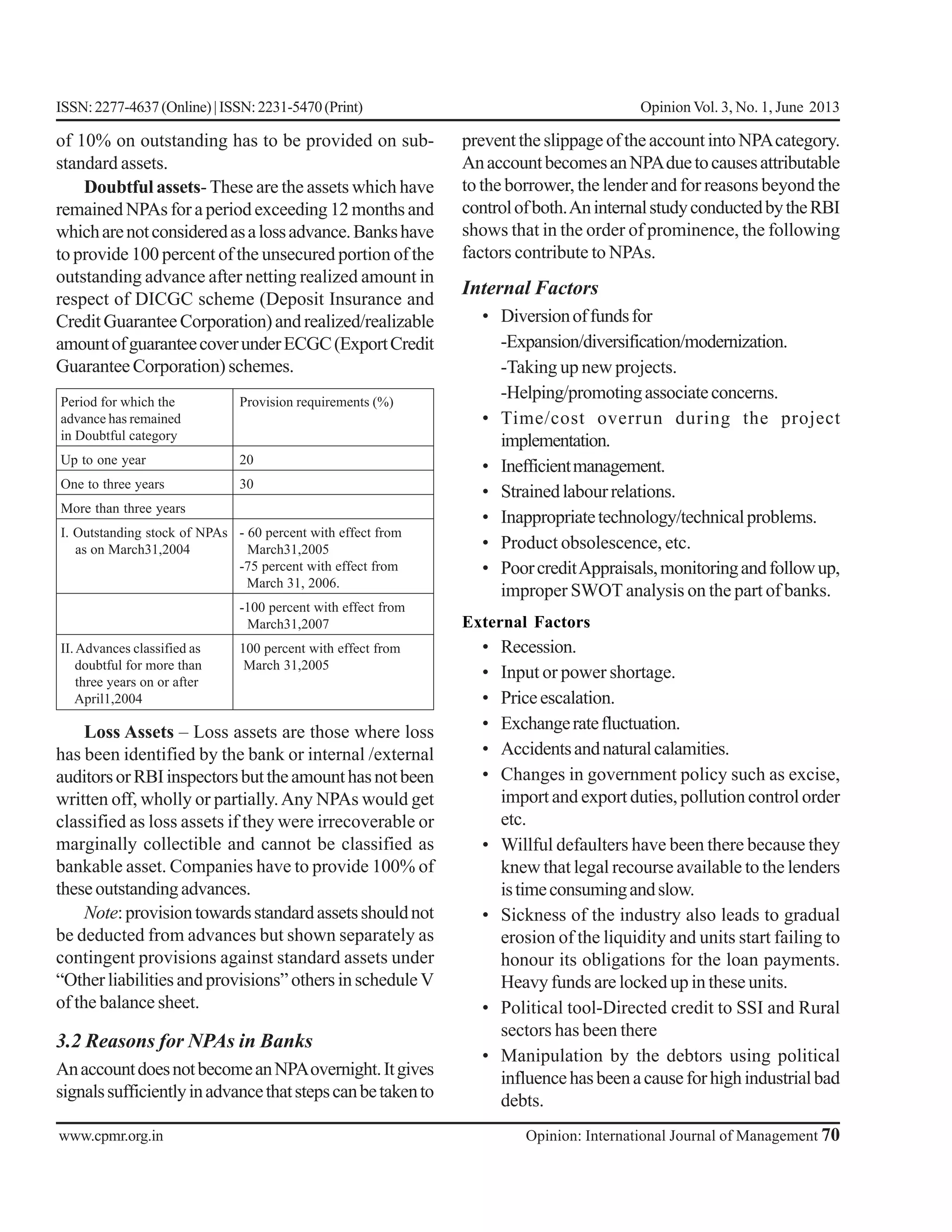 Npa of commercial banks | PDF