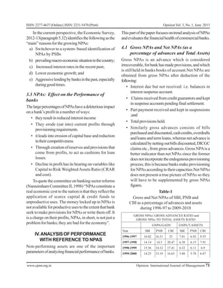 Npa of commercial banks | PDF