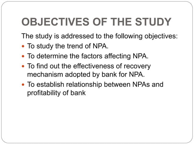 Npa project ppt | PPT