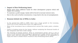 NPA recovery mechanism in India - Praveen S.pptx | Consumer Banking ...