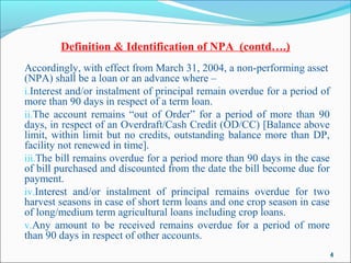 NPAs and their management in banks in India | PPT