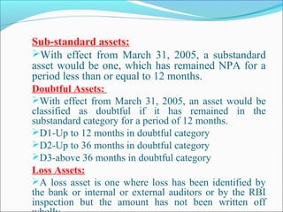 NPAs and their management in banks in India | PPT