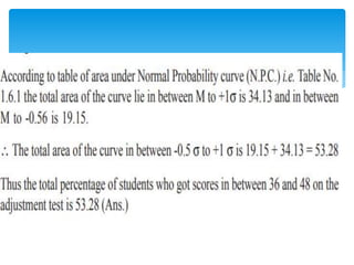 Normal Probability Curve- introduction, characteristics and ...