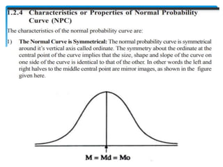 Normal Probability Curve- introduction, characteristics and ...