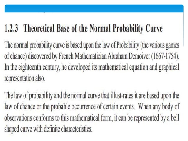 Normal Probability Curve Introduction Characteristics And Applications normal-probability-curve-introduction-characteristics-and-applications