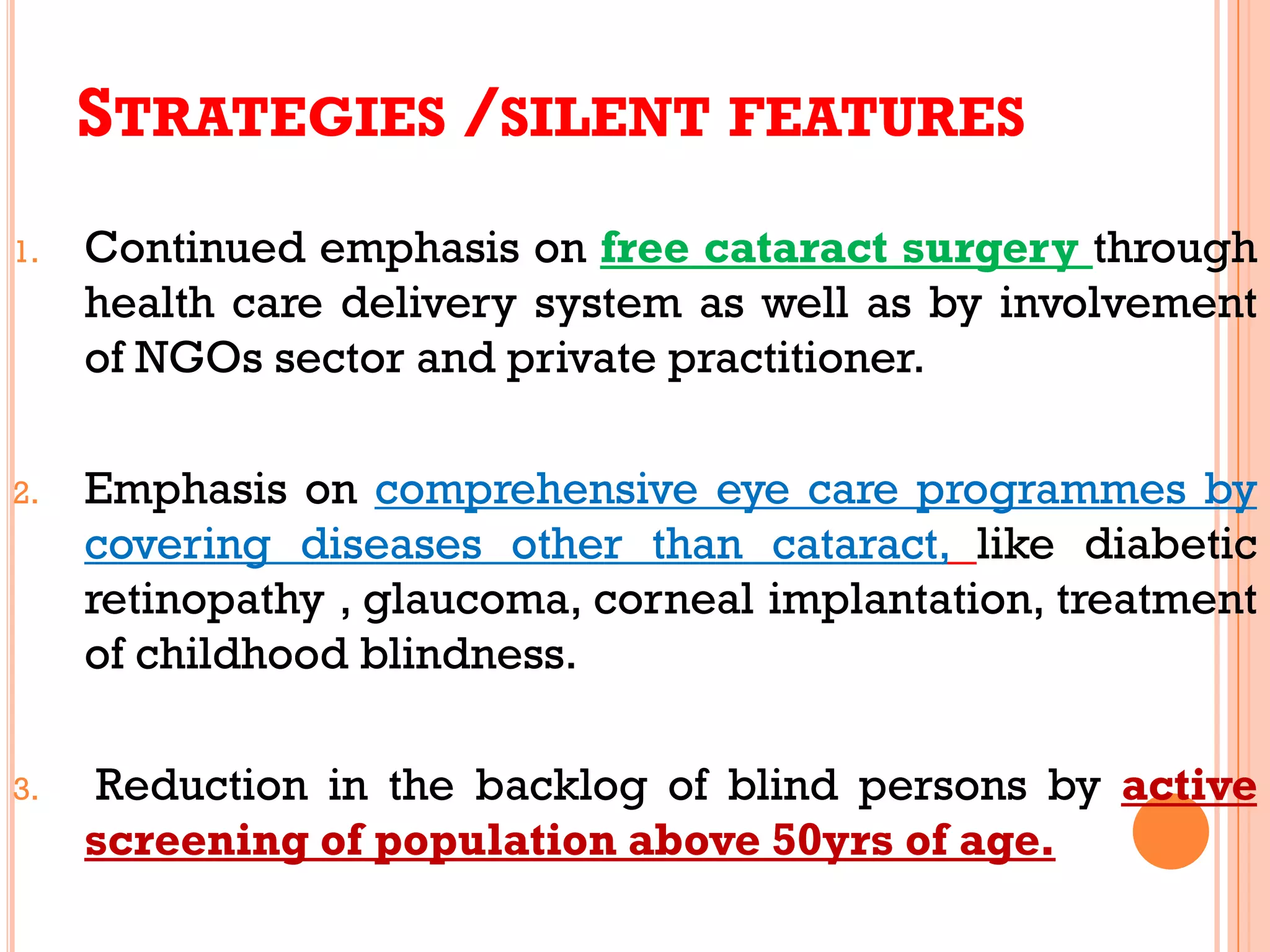 National Programme For Control of Blindness | PDF