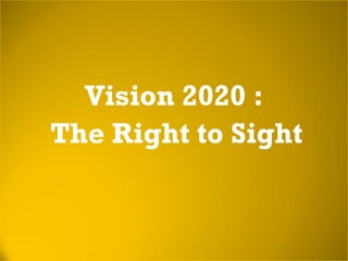 National Programme For Control of Blindness | PDF