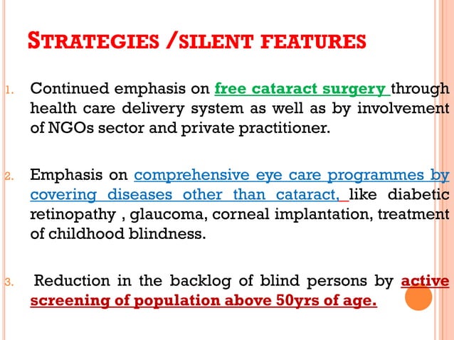 National Programme For Control of Blindness | PDF