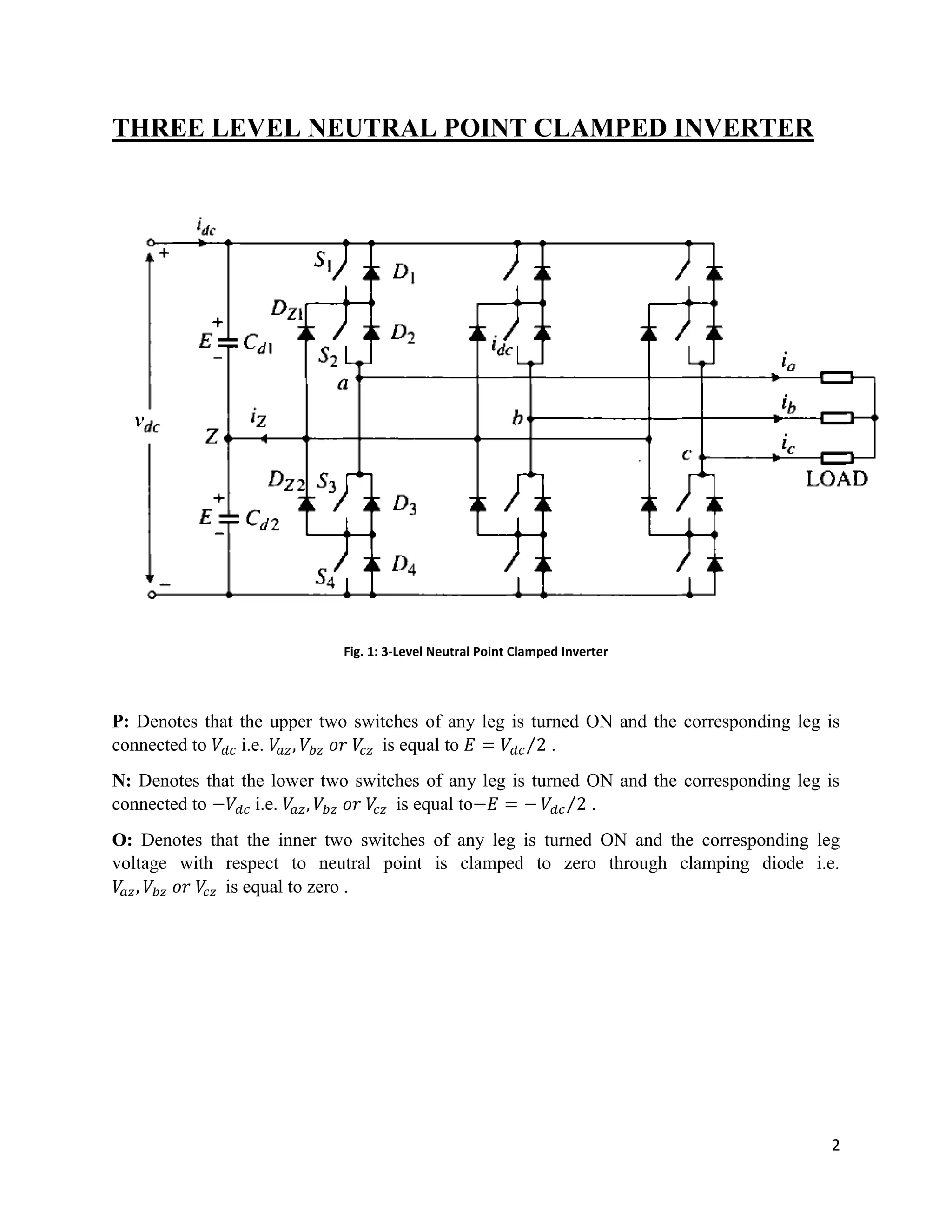 Neutral point clamped inverter | PDF