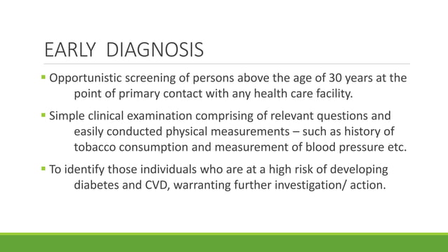 National Program for Prevention and Control of Cancer, Diabetes, CVD ...