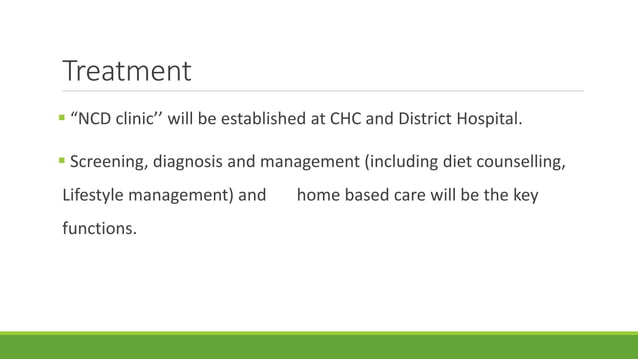 National Program for Prevention and Control of Cancer, Diabetes, CVD ...