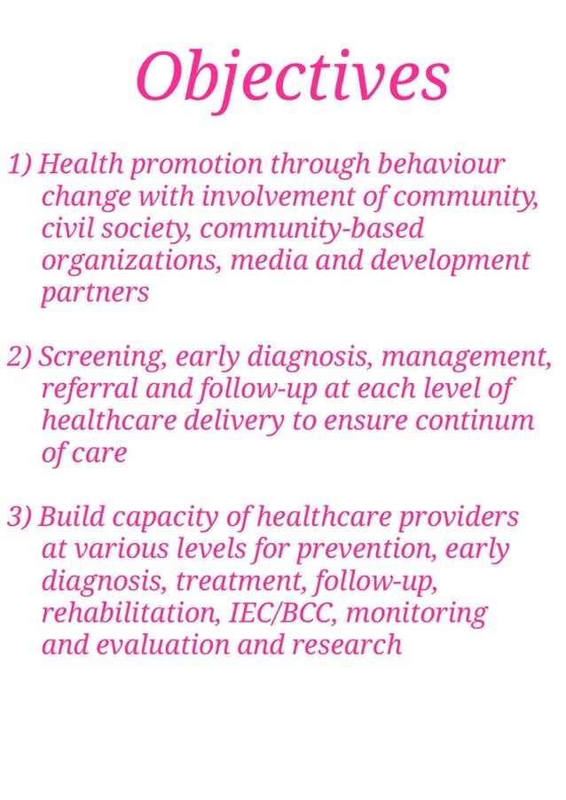 Npcdcs Programme Program Np Ncd Programme Pdf