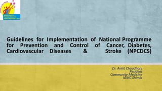 Guidelines for Implementation of National Programme for Prevention and ...