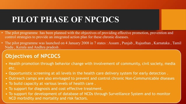 Npcdcs ppt | PPTX