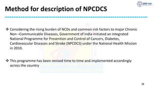 NPCDCS Programme Evaluation.pptx | Diabetes | Diseases and Conditions