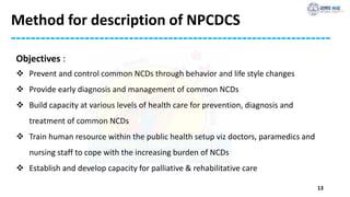 NPCDCS Programme Evaluation.pptx | Diabetes | Diseases and Conditions