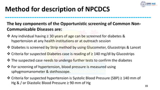 NPCDCS Programme Evaluation.pptx | Diabetes | Diseases and Conditions