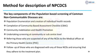 NPCDCS Programme Evaluation.pptx | Diabetes | Diseases and Conditions