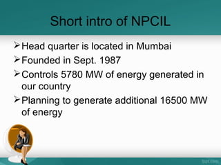 Npcil | PPT