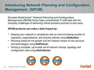 SteelCentral Network Planning and Configuration Management (NPCM) | PPTX