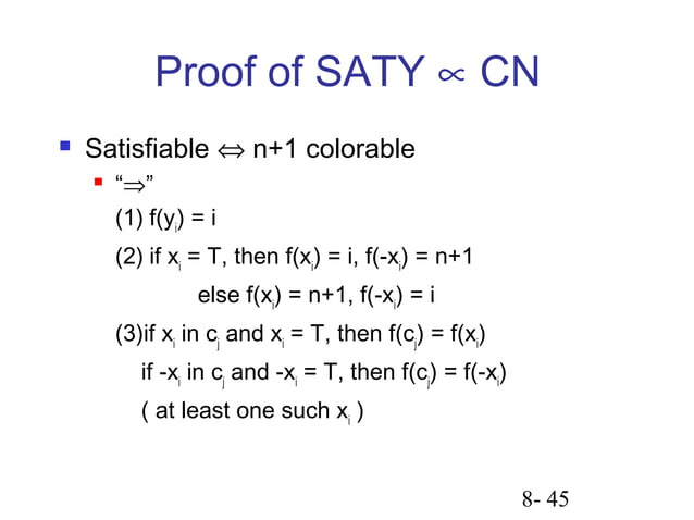 Np cooks theorem | PPT | Computing | Technology & Computing