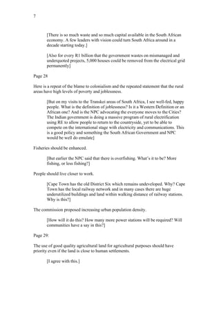 NDP NPC Plan 2030 David Lipschitz Comments | DOCX