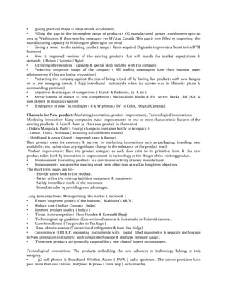New product development | DOCX