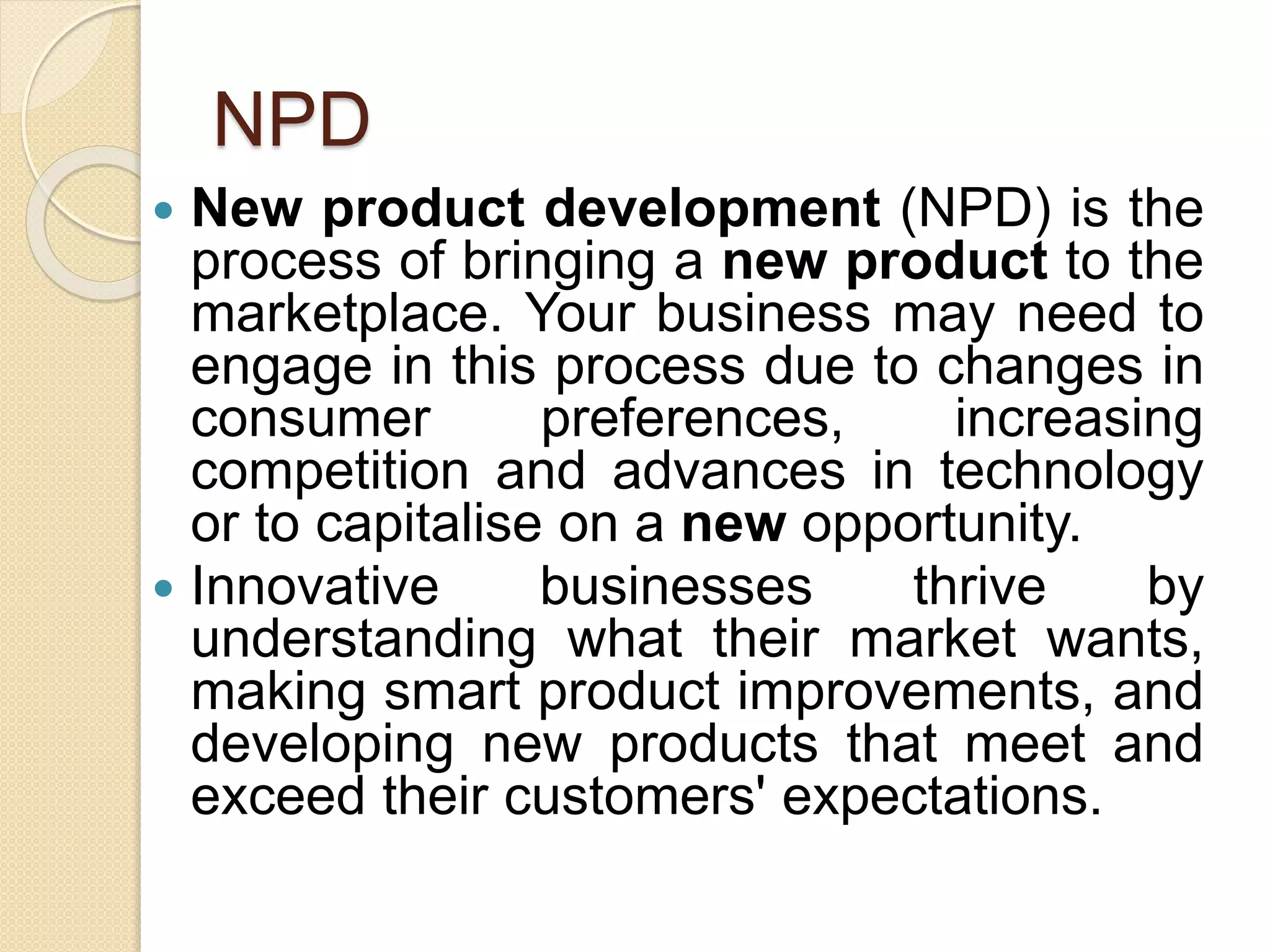 New Product Development, Consumer Adoption Process, Product Life Cycle ...