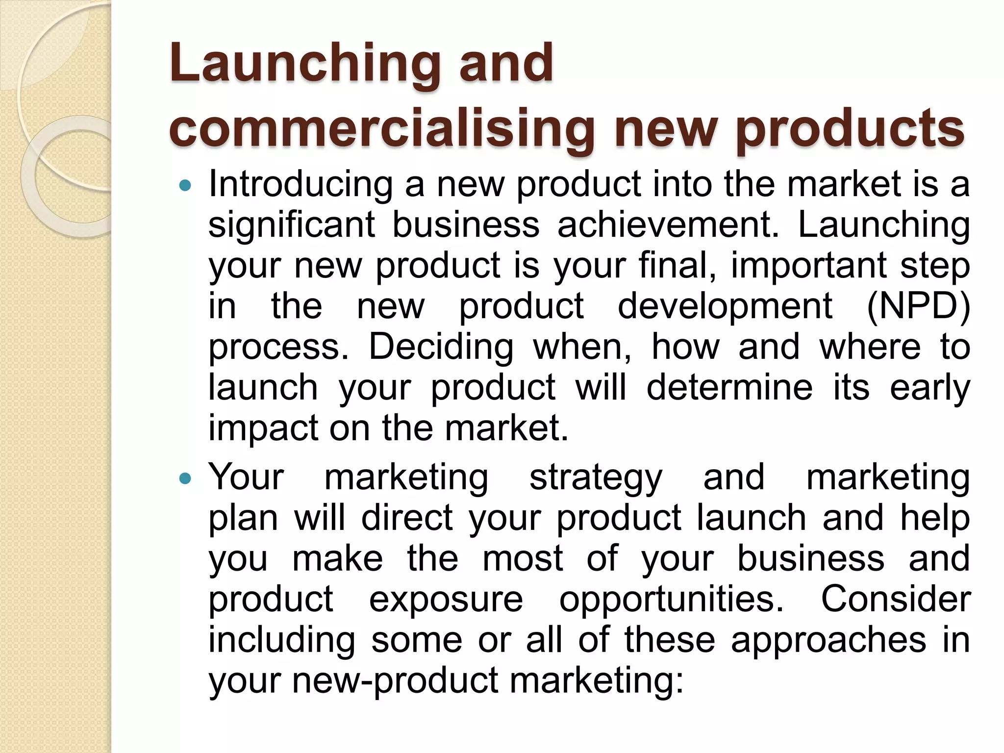 New Product Development, Consumer Adoption Process, Product Life Cycle ...