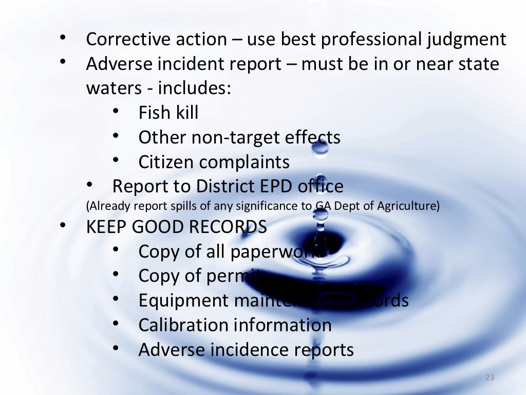 NPDES Permit and Mosquito Surveillance