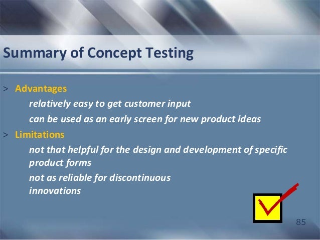 Npd idea generation & idea screening & concept testing tools