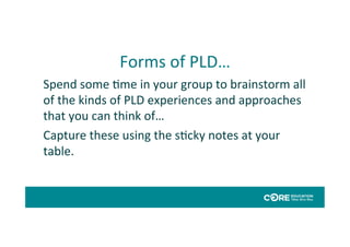 Designing an effective professional learning programme | PDF