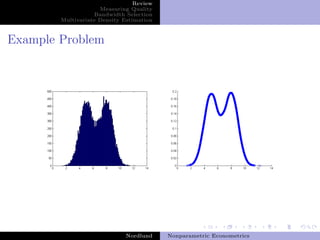 Nonparametric Density Estimation | PDF